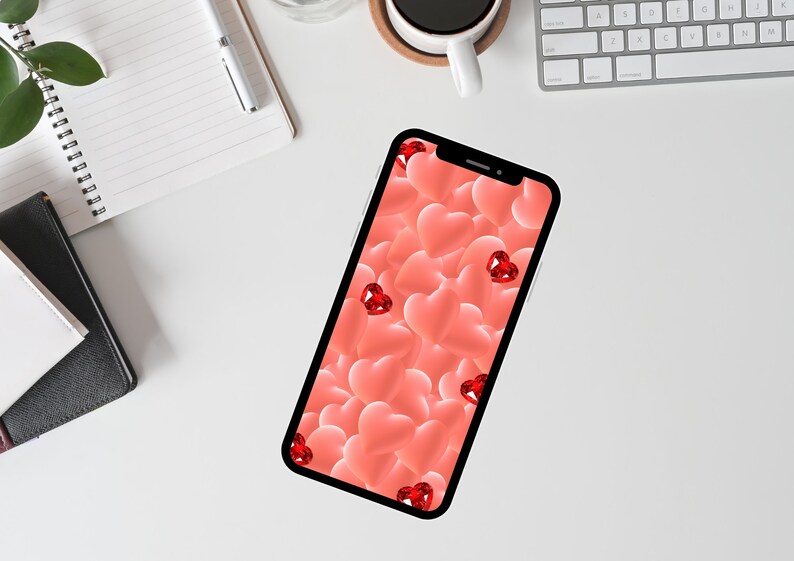 IPhone 15 Wallpapers HD Gift Wallpaper iPhone 15 Background Heart ...