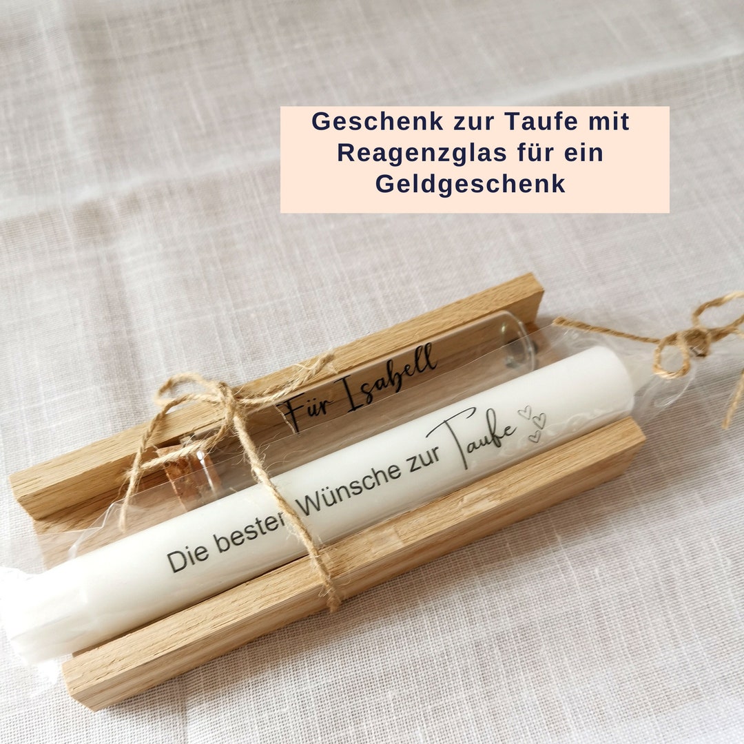 Personalized Money Gift for Baptism I Gift Set Baptism With Stick ...