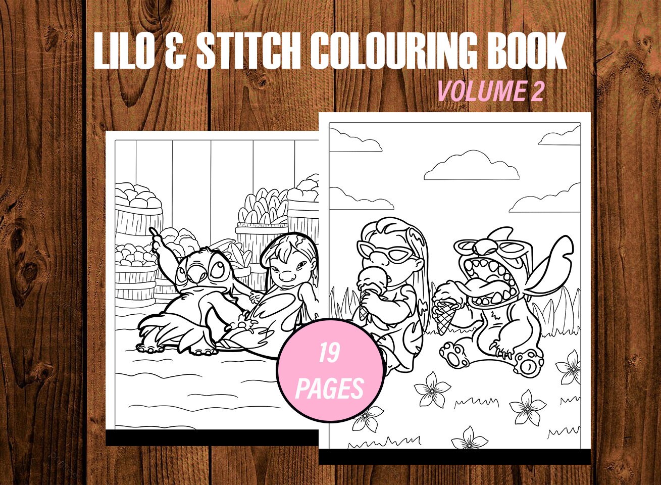 Colouring Books | Lilo & Stitch Vol 2 - Etsy