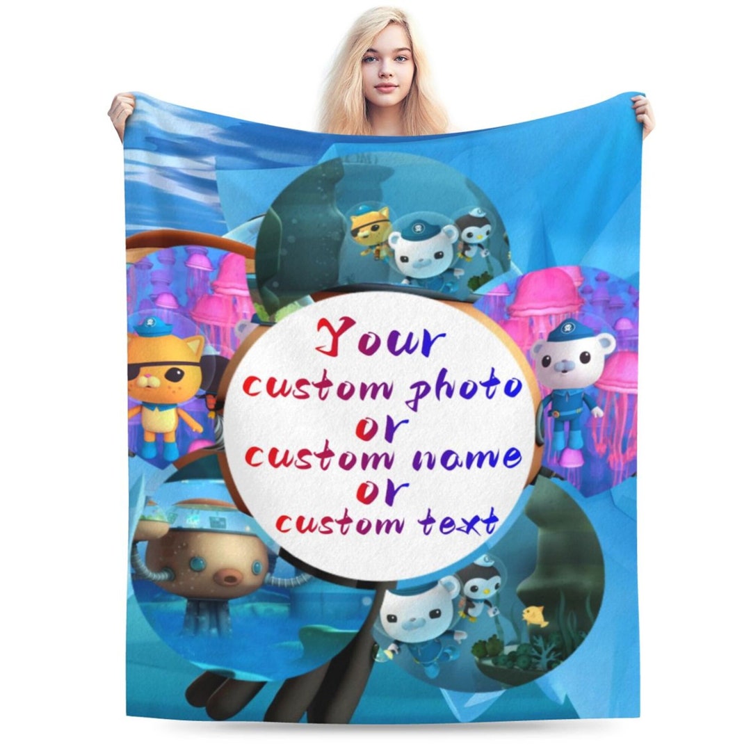 Custom Octonauts Blanket Personalized Christmas Photo Text - Etsy