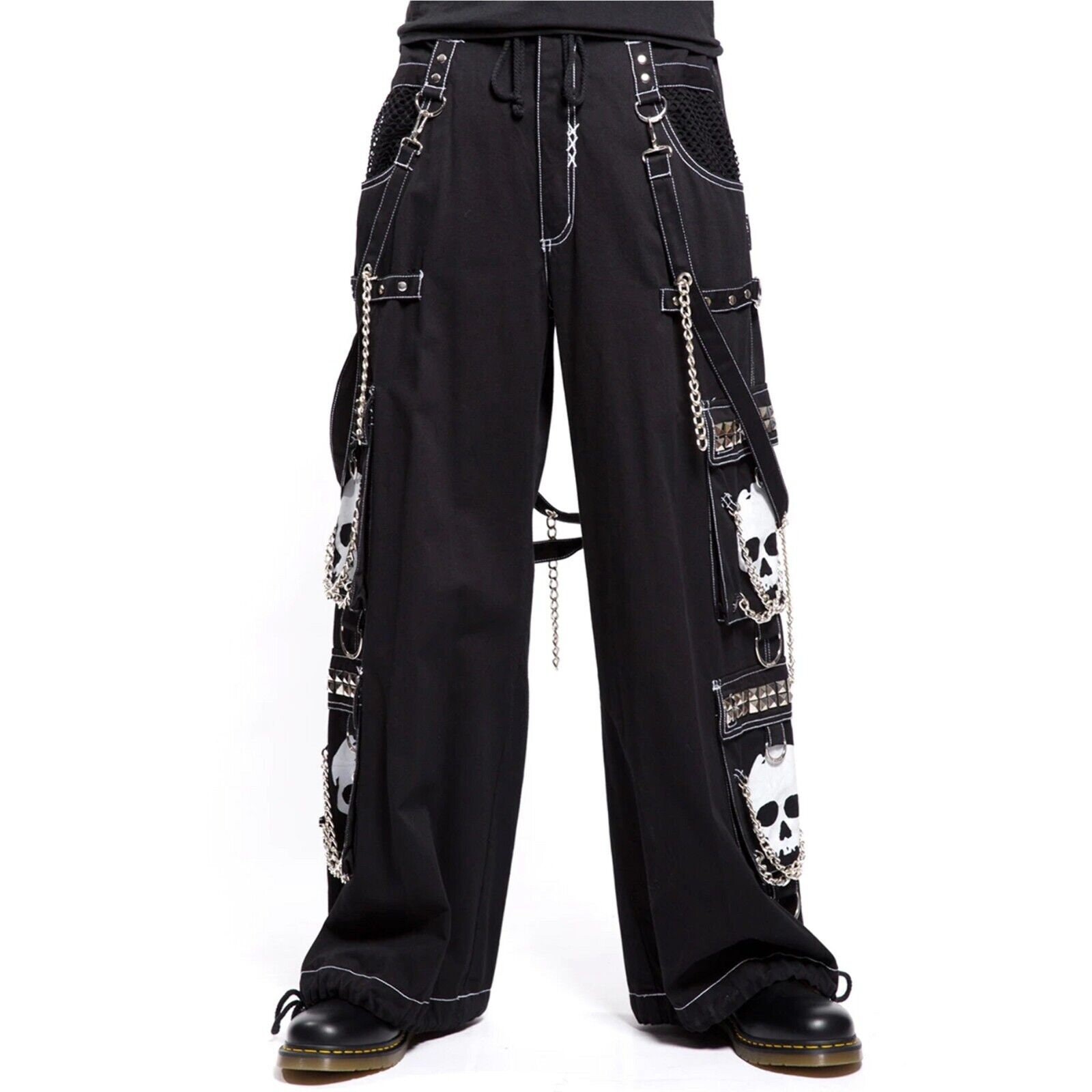 Super Skull Gothic Cyber Chain Goth Jeans Punk Rock Pants - Etsy