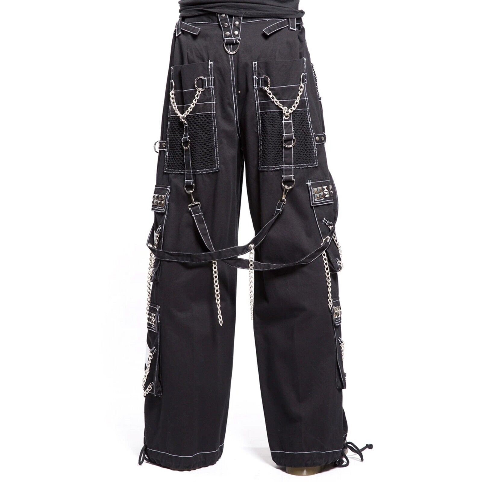 Super Skull Gothic Cyber Chain Goth Jeans Punk Rock Pants - Etsy
