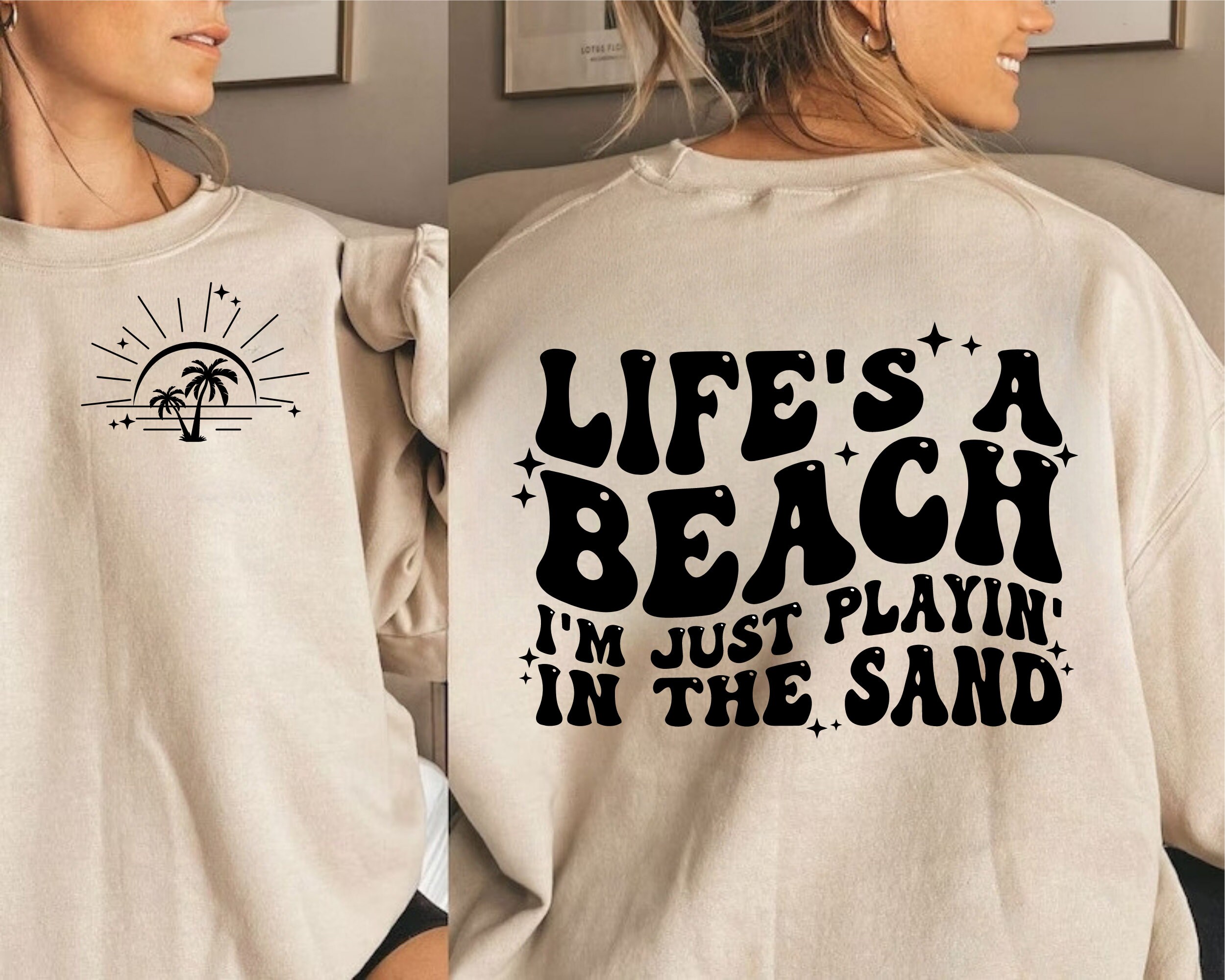 Lifes A Beach PNG, Beach Life, Beach Png, Im Just Playin in the Sand ...