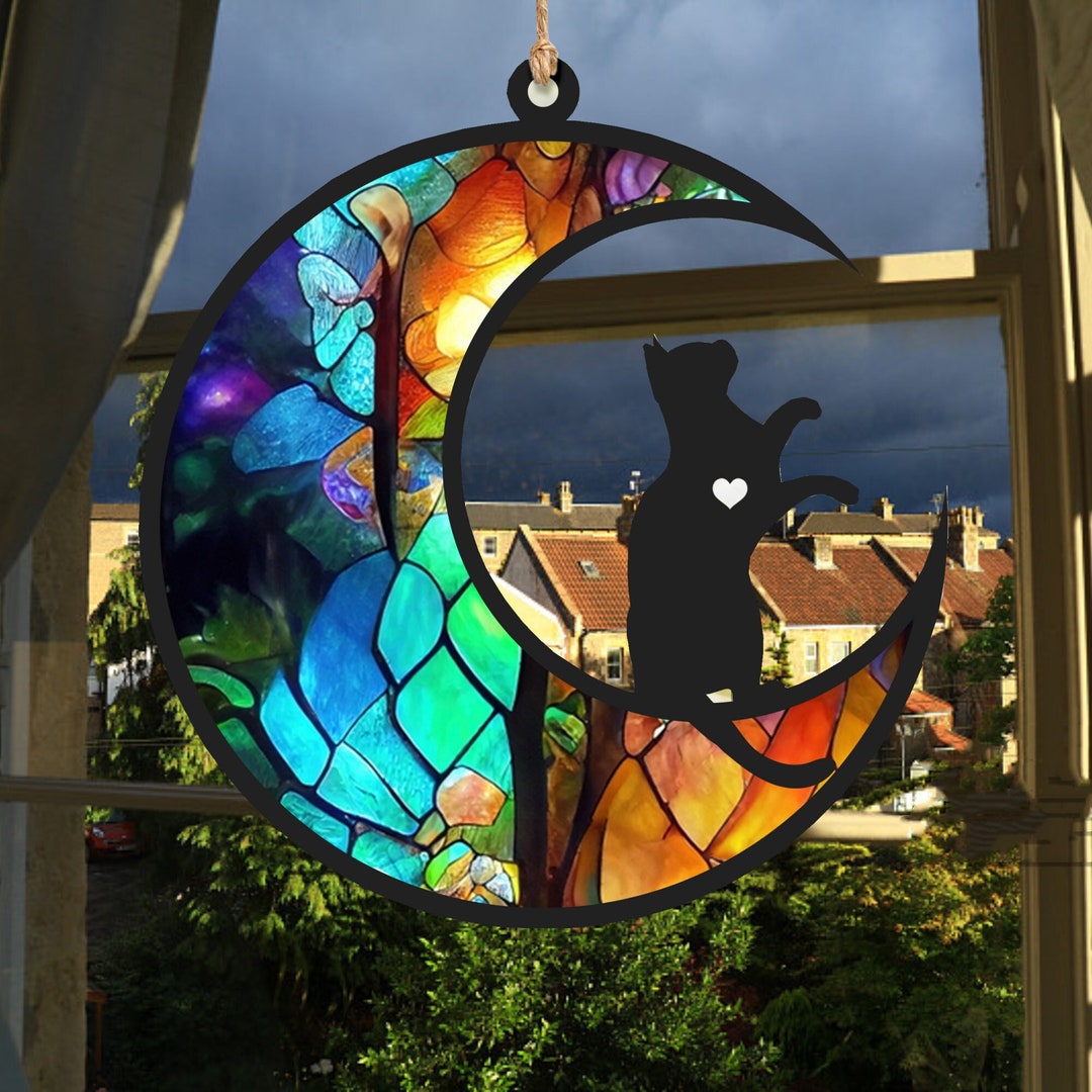 Cat Memorial Day Catcher-personalized Cat Name and Date - Etsy