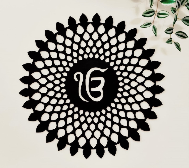 Ik Onkar Wooden Wall Sign - Etsy