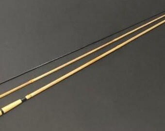 2 Vintage Bamboo Fishing Rod Handles - Etsy