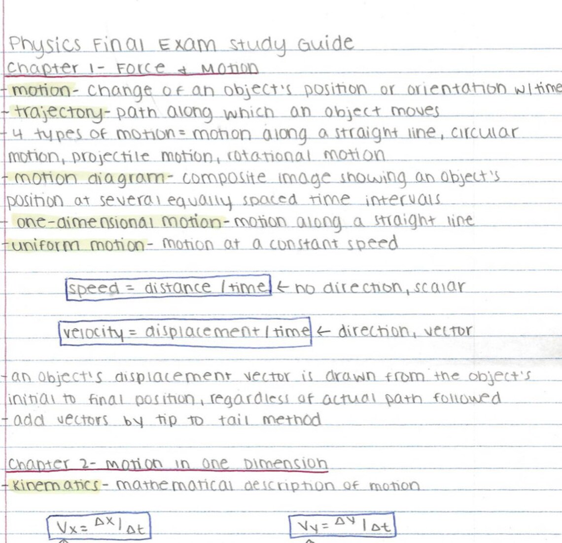 Introduction to Physics Summary Notes 18 Pages Total - Etsy