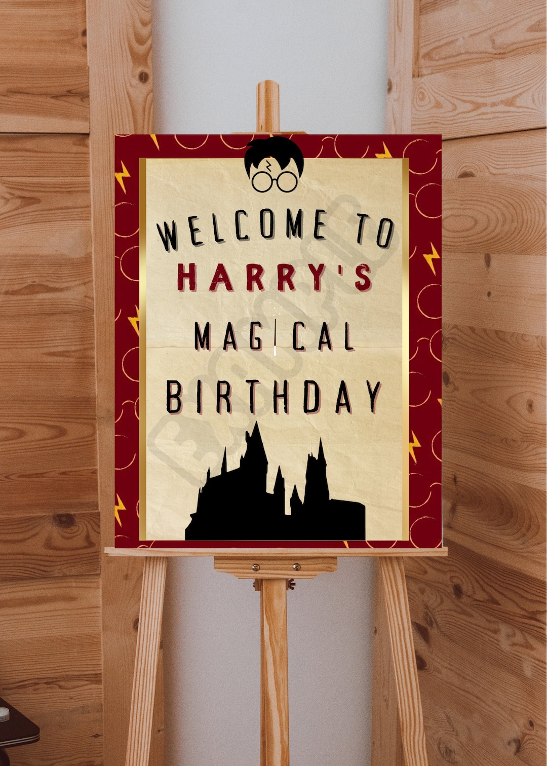 Harry Potter Welcome Sign - Etsy