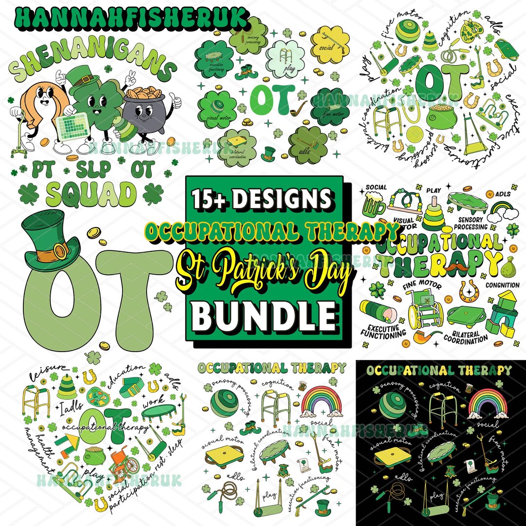 15+ Occupational Therapy St Patrick's Day Png, Lucky Occupational ...