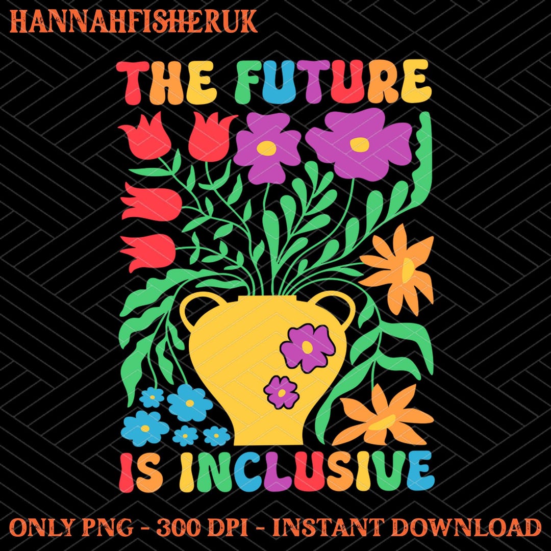 The Future is Inclusive Png, Gay Pride Png, LGBTQ Pride Png, Trans ...