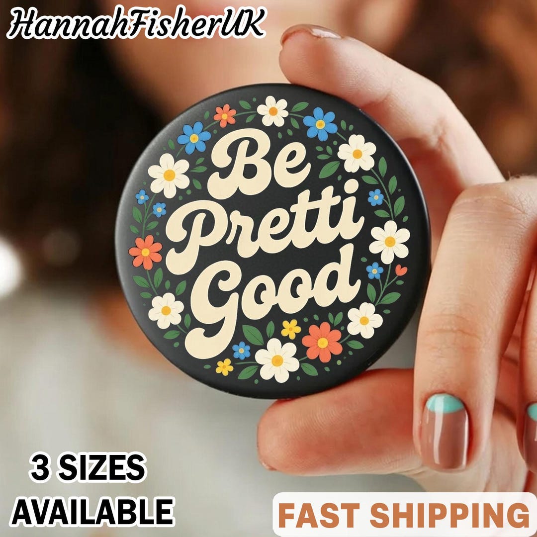 Be Pretti Good Pin Button, Activism Accessory, Political Protest Gear ...