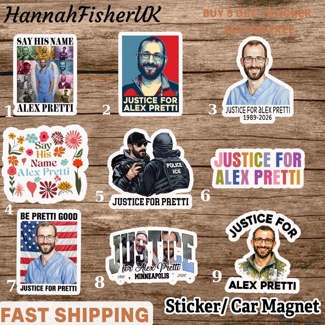 Be Pretti Good Alex Sticker/car Magnet, Justice for Alex Pretty ...