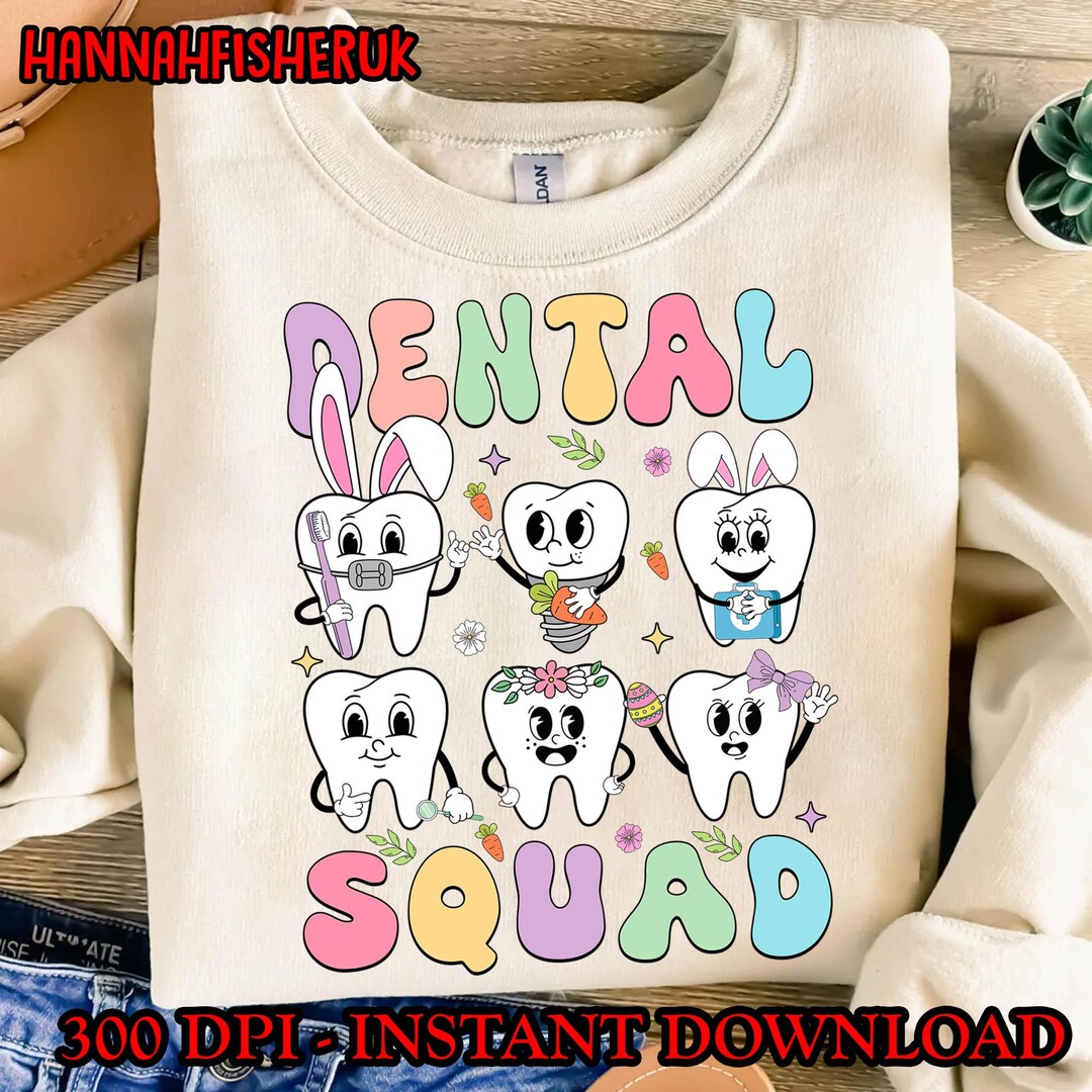 Dental Squad Easter Png, Easter Tooth Png, Dentist Easter, Dentist of ...