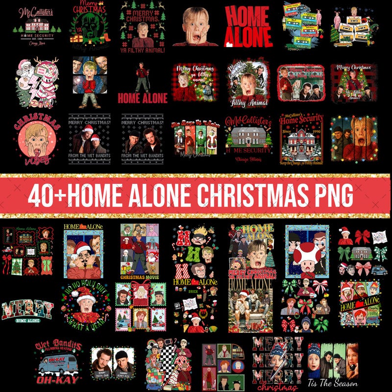 Home Alone Clipart - Etsy