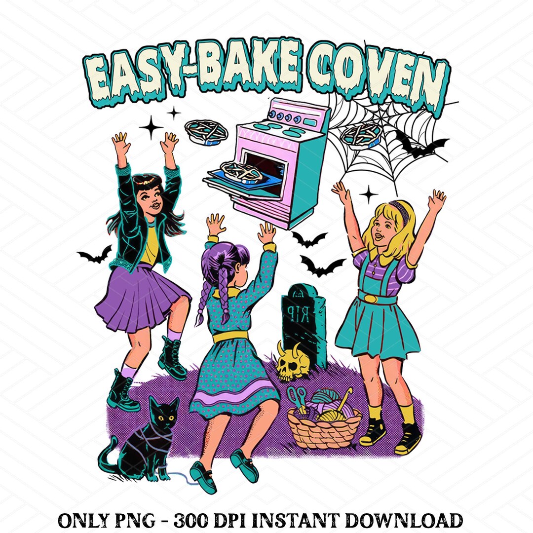 Easy Bake Coven Png, 90s Horror Movie Fan Halloween Png, Halloween Png ...