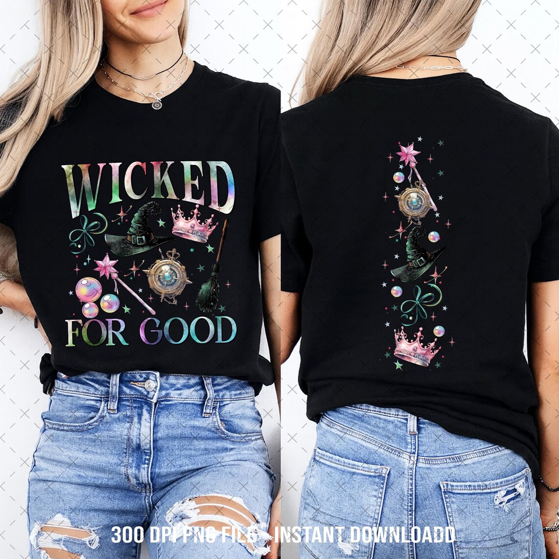Wicked for Good PNG, Wicked the Musical Clipart, Wizard Hat Crown ...