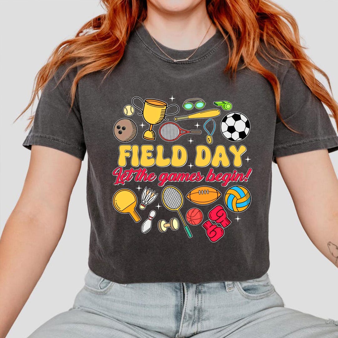 Field Day Sports Let the Games Begin Png, Field Day Png, Field Day ...