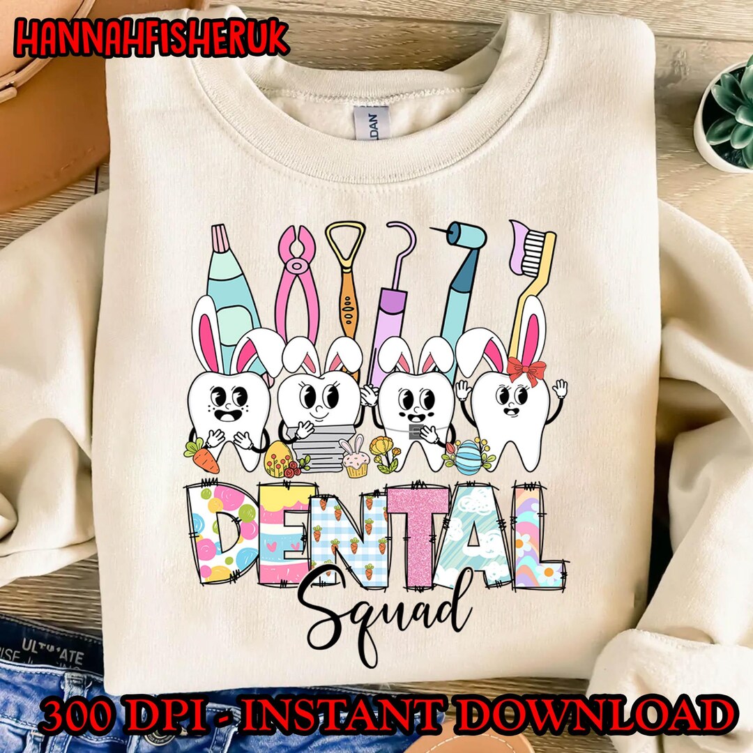 Dental Squad Easter Png, Easter Tooth Png, Dentist Easter, Dentist of ...