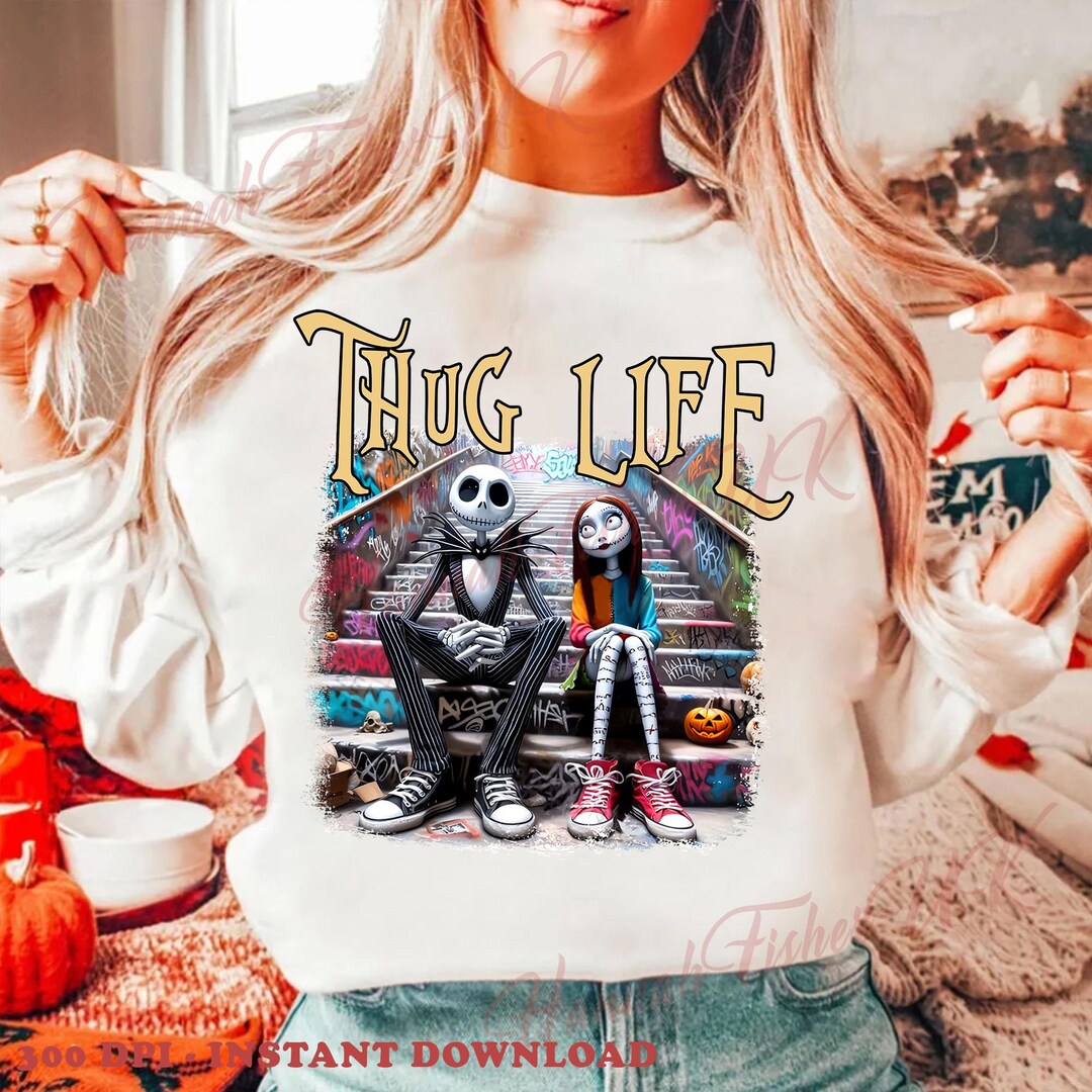 Thug Life Png, Halloween Nightmar.e Png, Halloween Png, Spooky Season ...