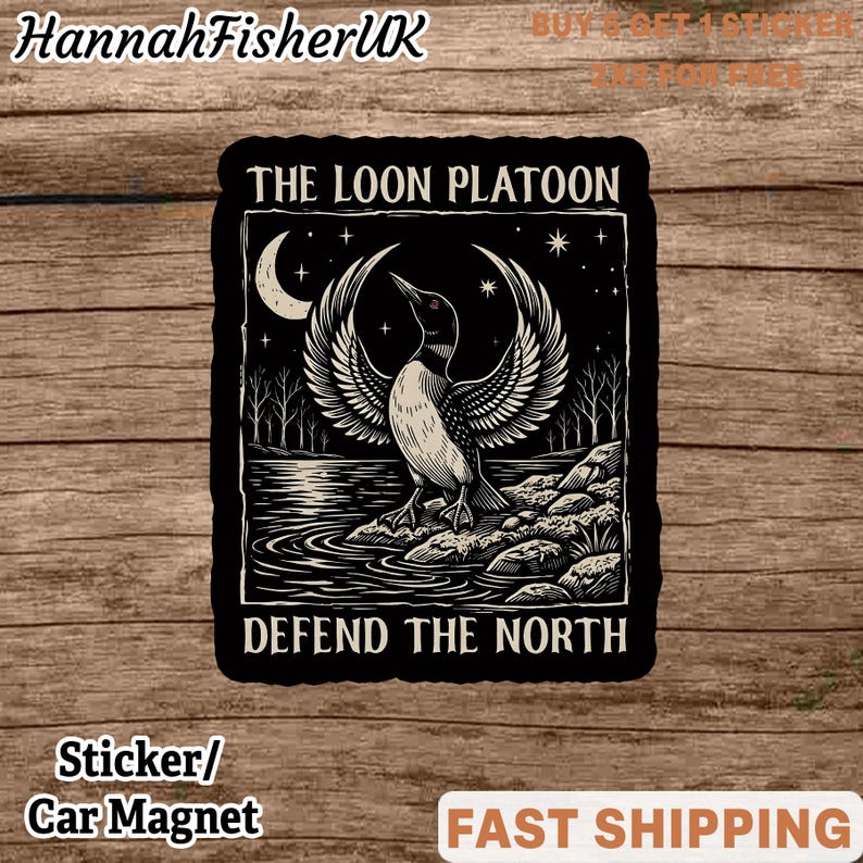 The Loon Platoon Defend the North Sticker, Minnesota Rebel Alliance ...
