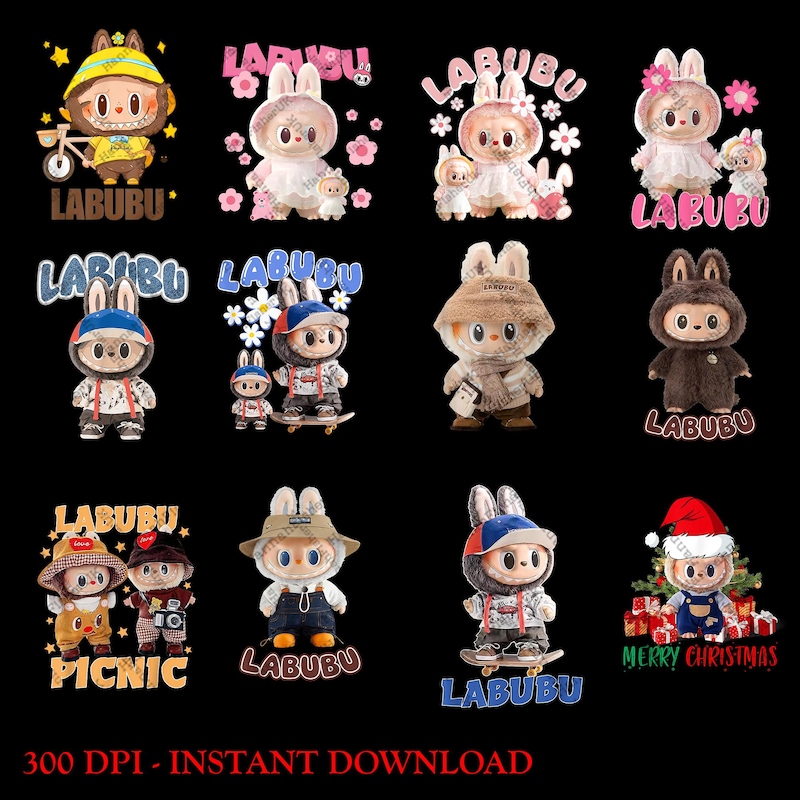 Stickers labubu pictures to print - Etsy.de