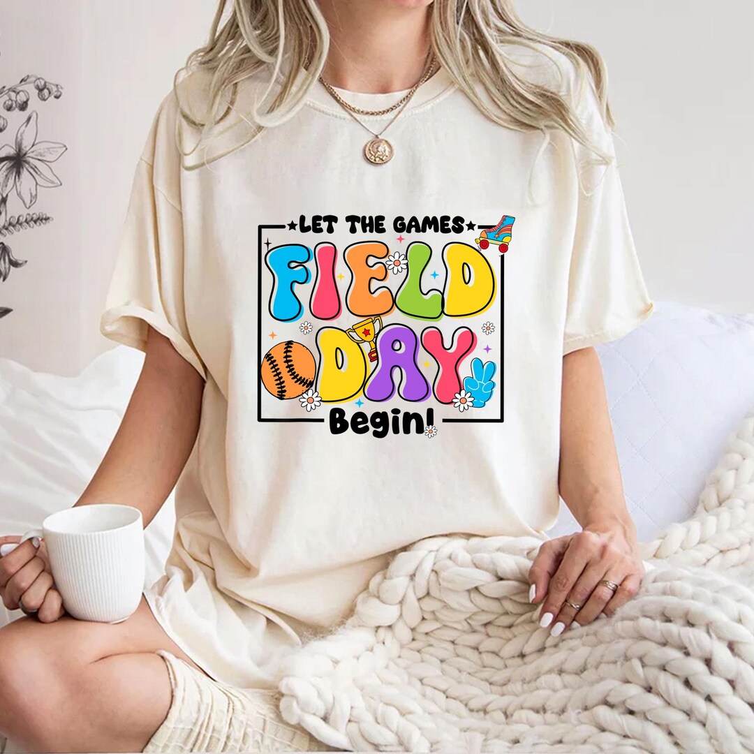 Field Day PNG, Let the Games Begin 2025 PNG, Colorful School Field Day ...