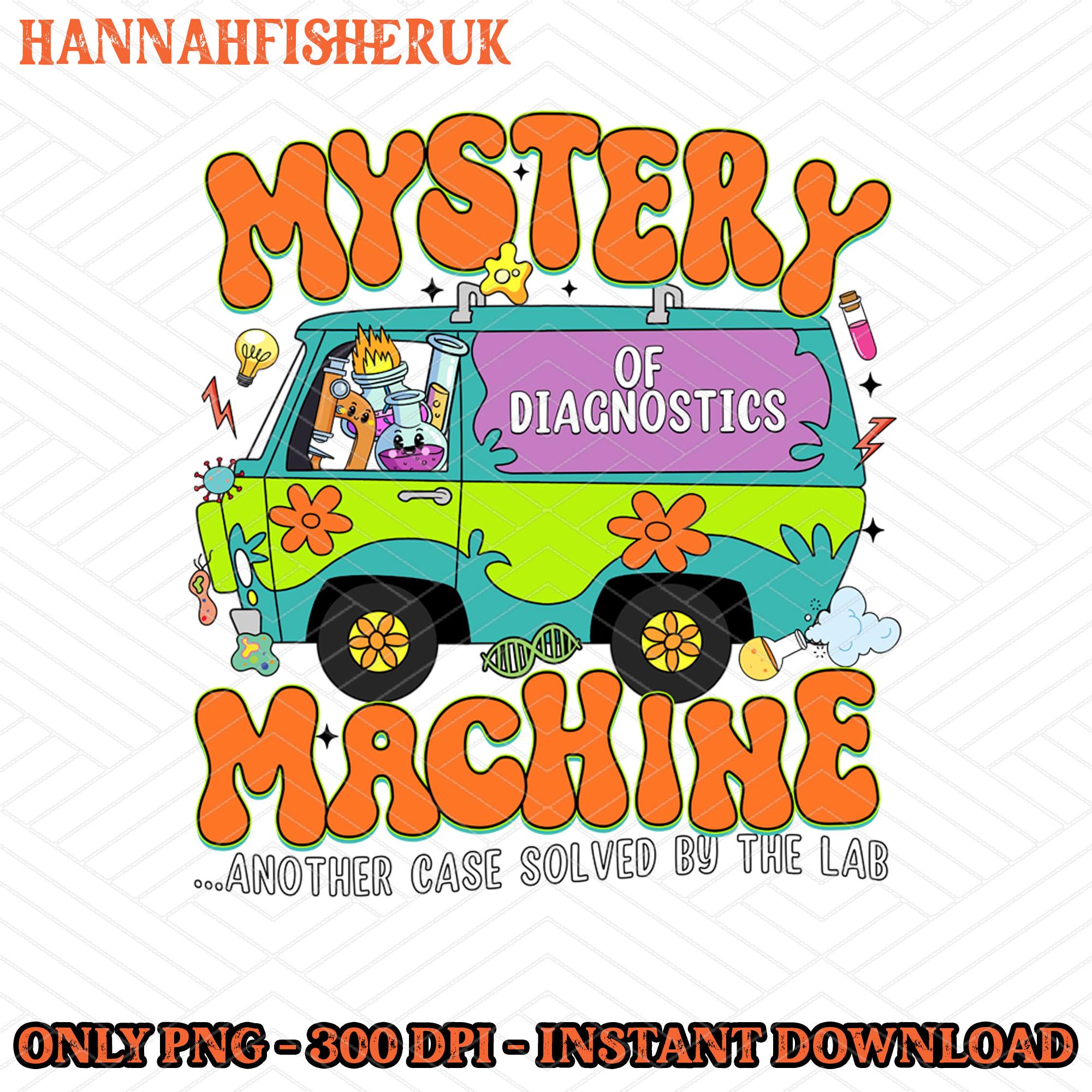 Lab Week 2025 Mystery Machine Png, Mystery Machine of Diagnostics Png ...