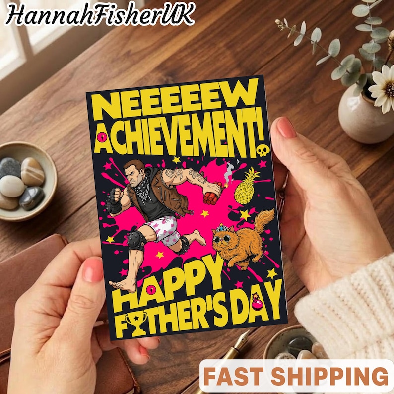 Dungeon Crawler Carl Father's Day Card | New Achievement Unlocked ...
