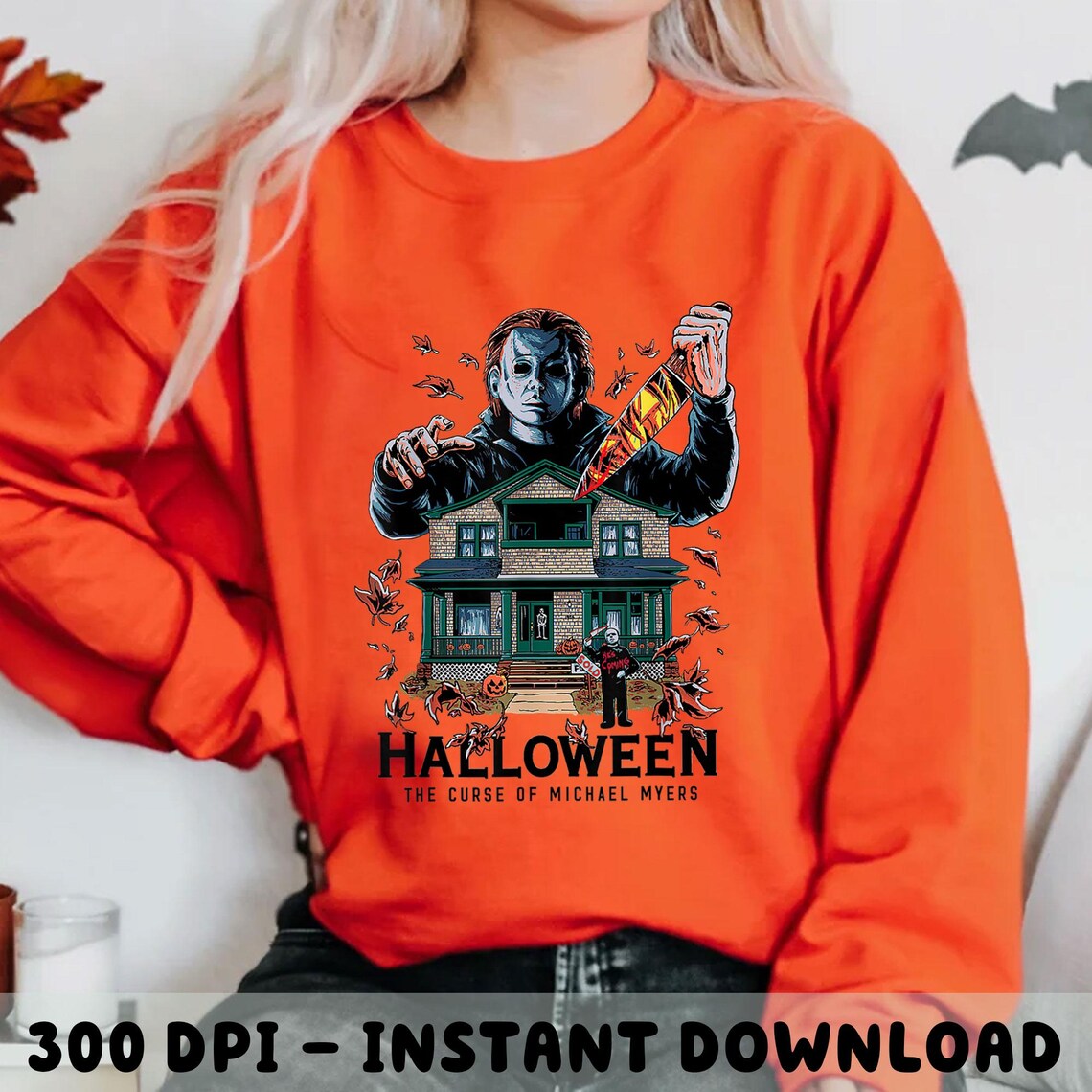Mi-cha.el Myers Halloween Png, Halloween Horror Nights Png, Vintage ...
