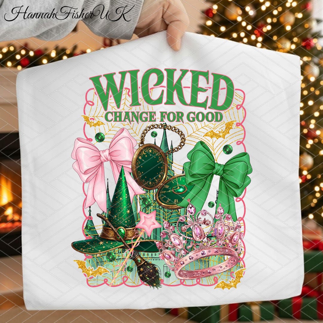Vintage Wicked Changed for Good PNG Digital Download, Defy Gravity ...