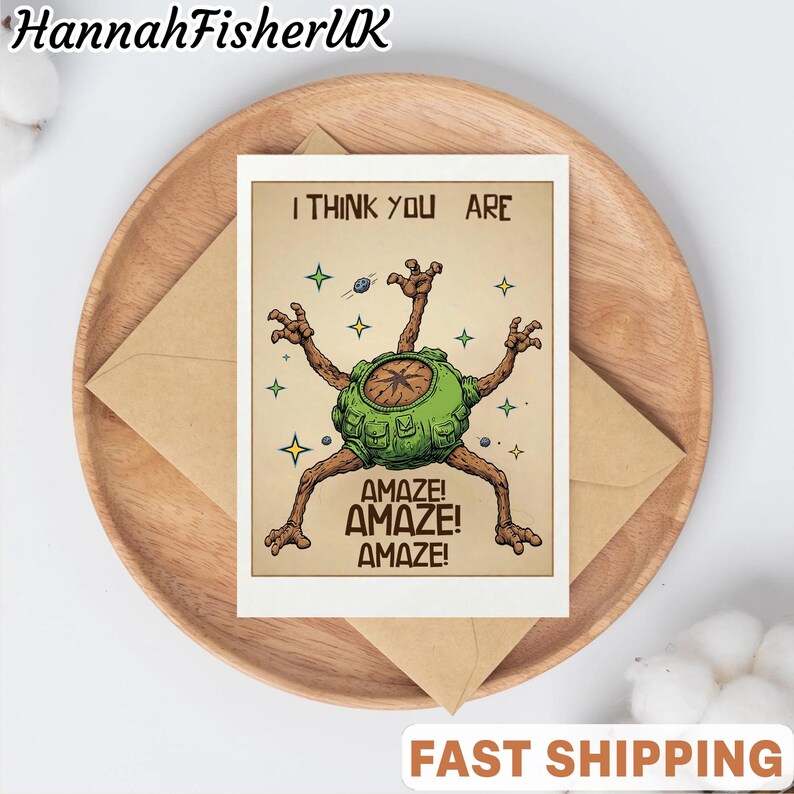 Project Hail Mary Rocky Card | Amaze! - Etsy