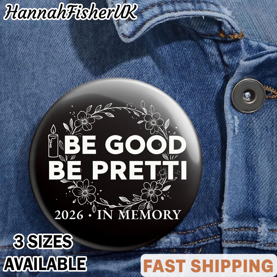 Be Pretti Good Pin, Activism Button, Progressive Political Pin, Anti ...
