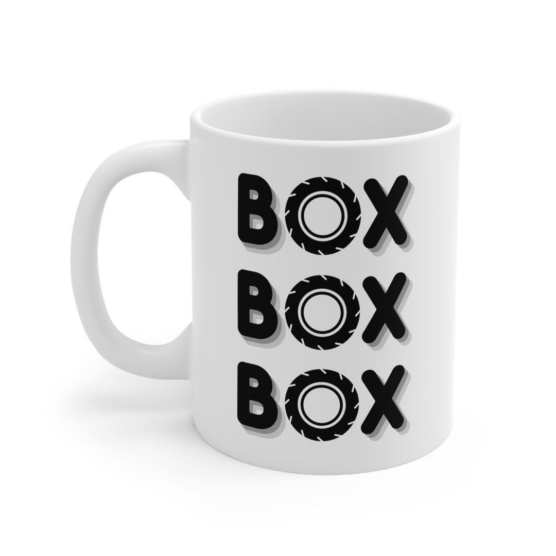 Box Box Box Formula 1 Racing Inspired Coffee Mug Racing Fan - Etsy