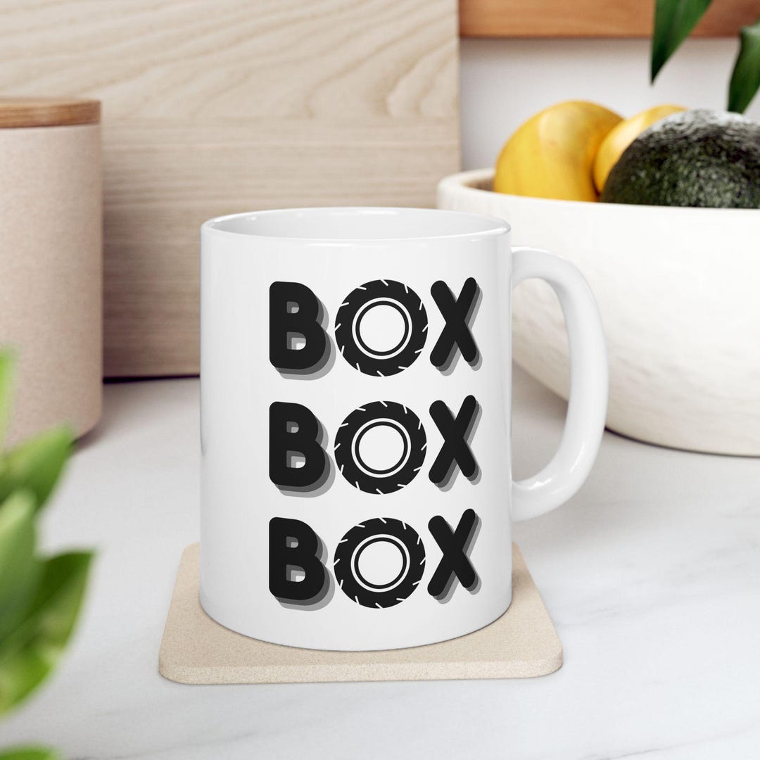 Box Box Box Formula 1 Racing Inspired Coffee Mug Racing Fan Gift F1-inspired Motorsport Mug ...
