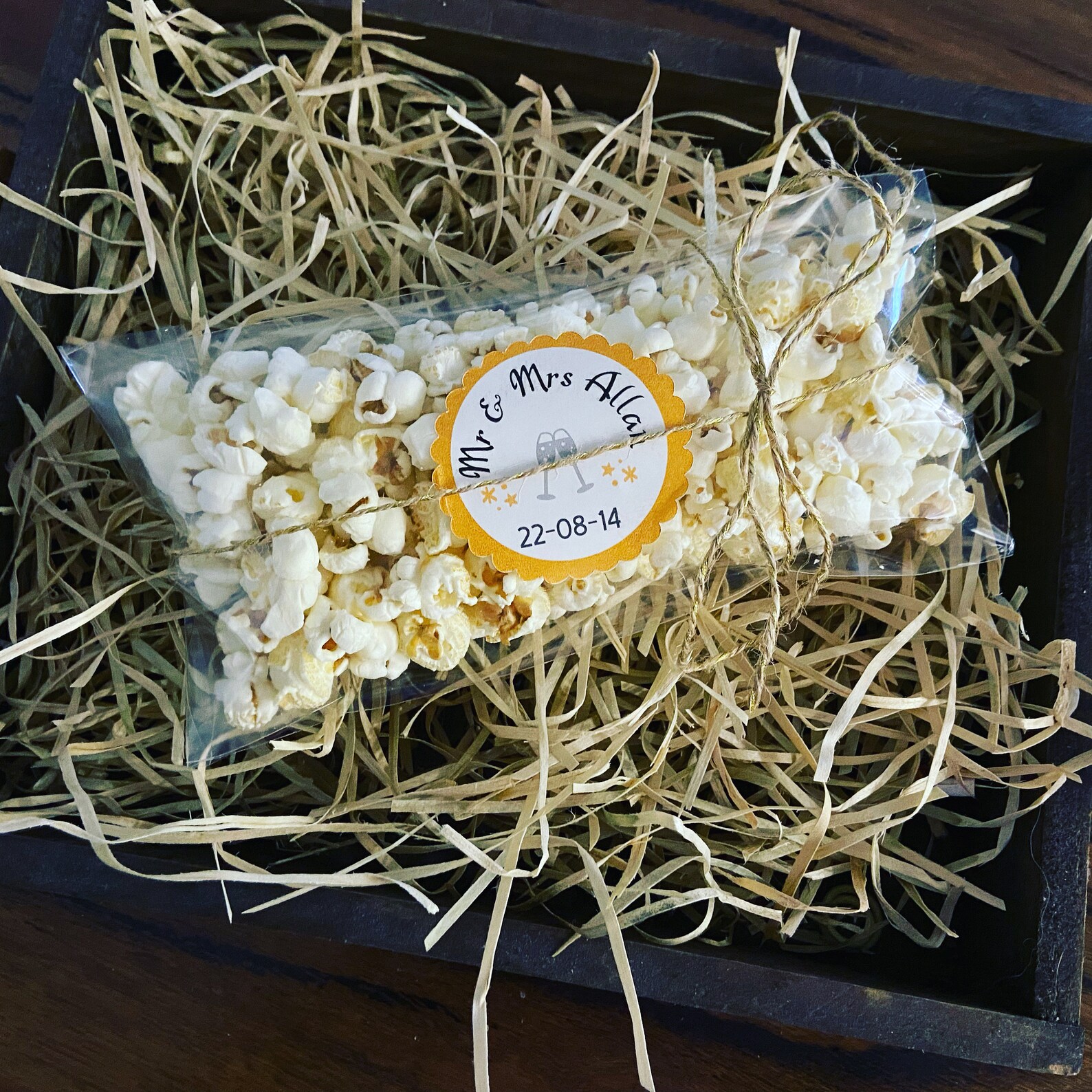 Personalised Popcorn Party Favours - Etsy