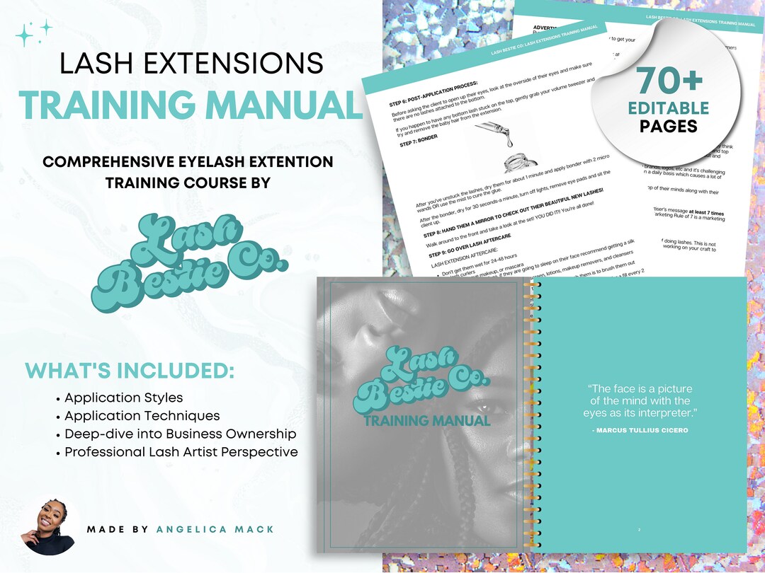 Lash Extension Bible I CLASSIC VOLUME MEGA Training Guide - Etsy