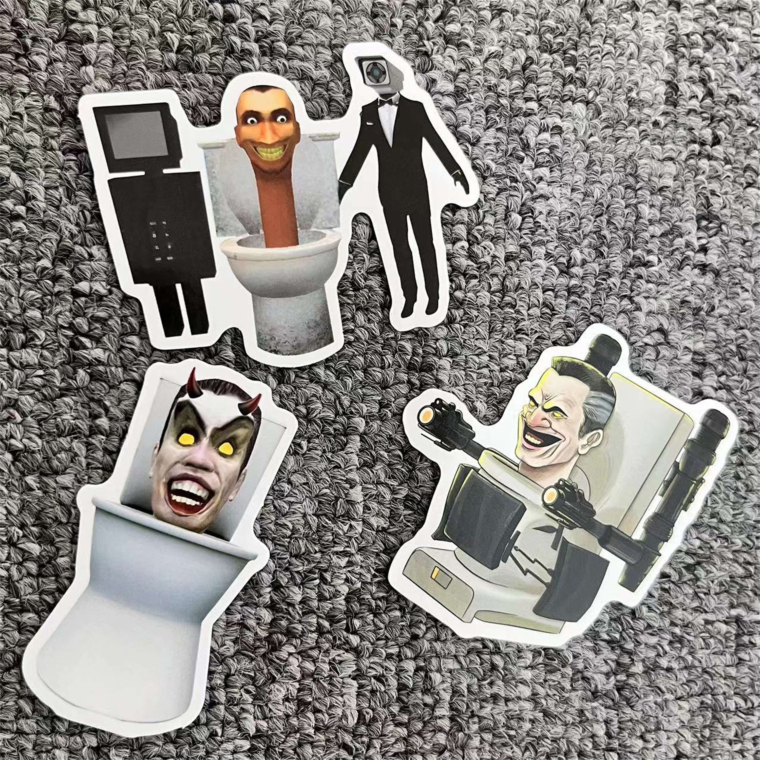 Cartoon 50pcs Stickers,skibidi Toilet Stickers, Notebook Doodle ...