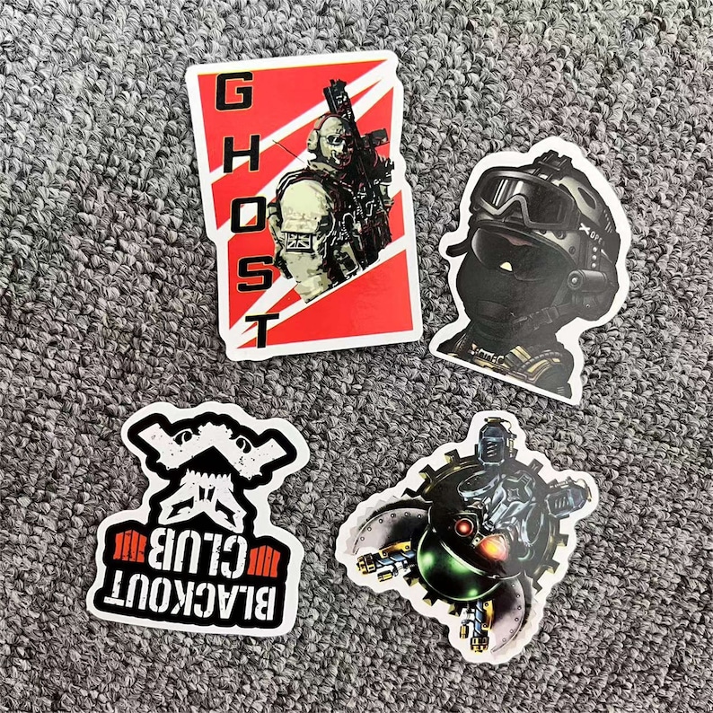 Call of Duty Stickers Game Stickers 50pcs, Notebook Doodle Stickers ...