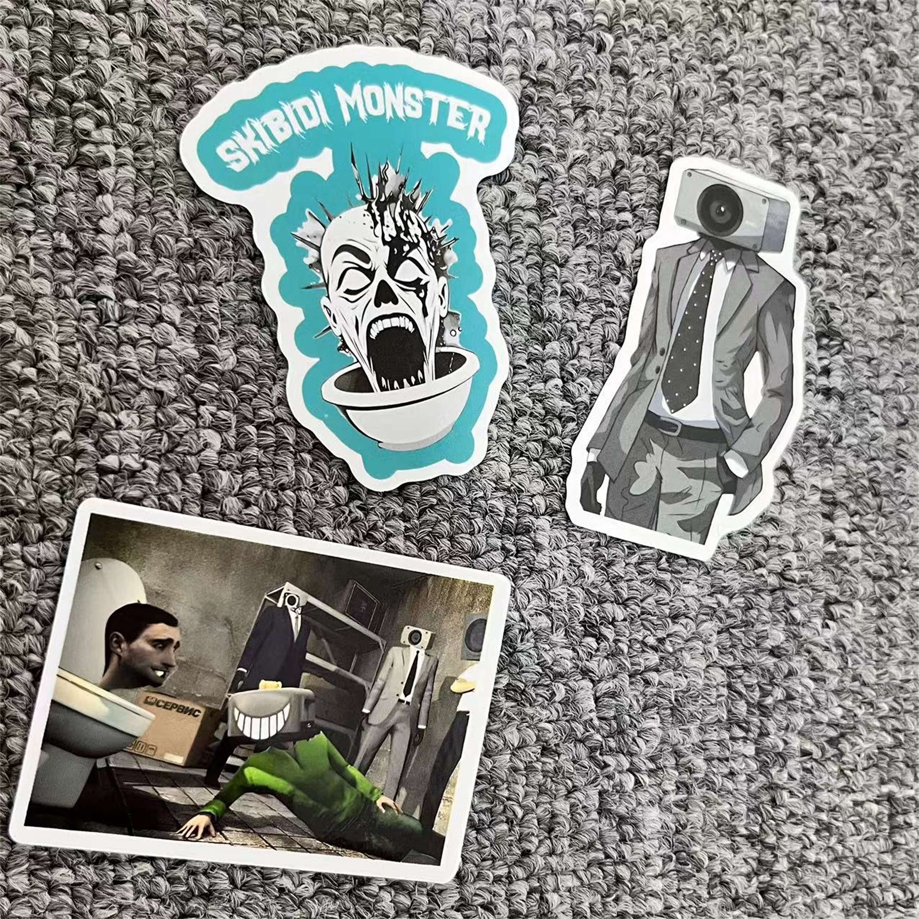 Cartoon 50pcs Stickers,skibidi Toilet Stickers, Notebook Doodle ...