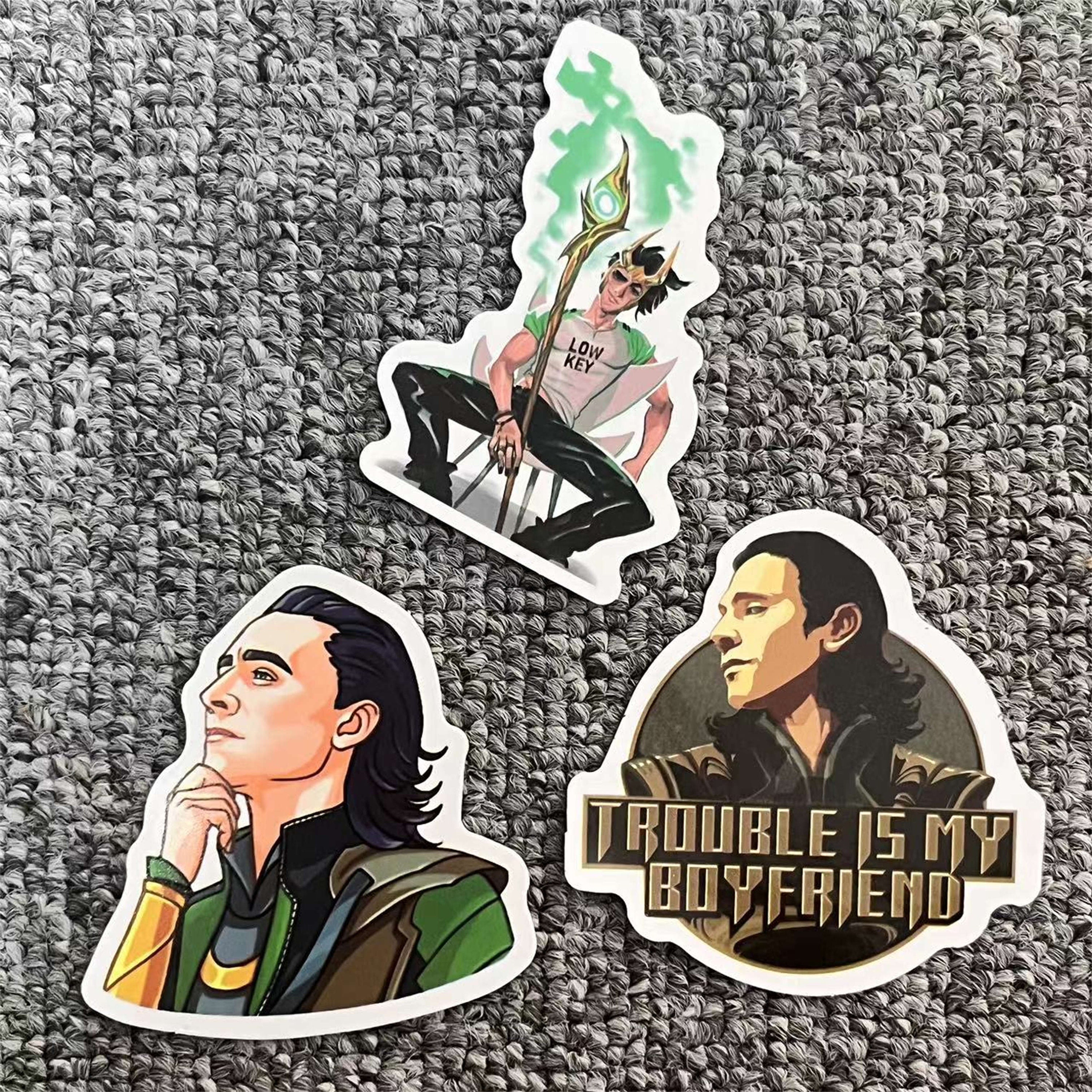 TV 50pcs Stickers,loki Stickers, Notebook Doodle Stickers, Waterproof ...