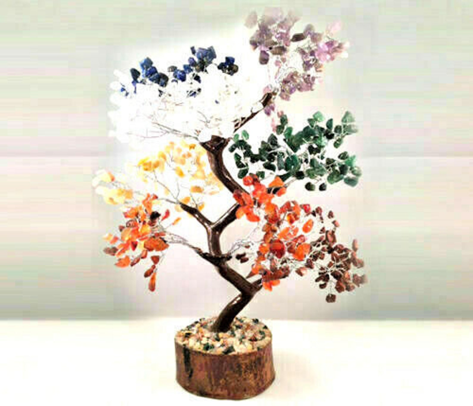 Real Crystal Healing Tree - Etsy