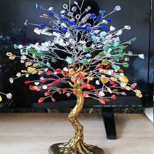Real Crystal Healing Tree - Etsy