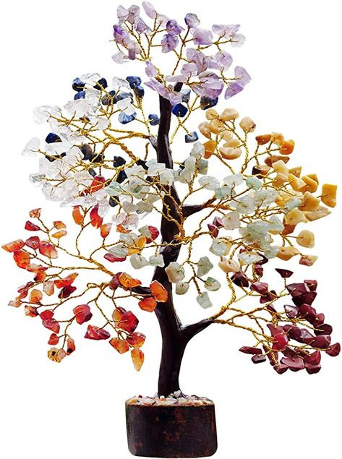 Real Crystal Healing Tree - Etsy