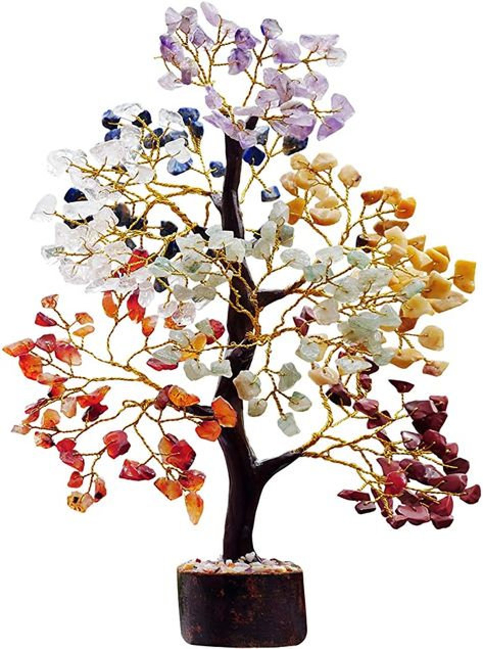 Real Crystal Healing Tree - Etsy