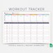 Workout Tracker Daily Weekly Exercise Planner Fitness Tracker ...