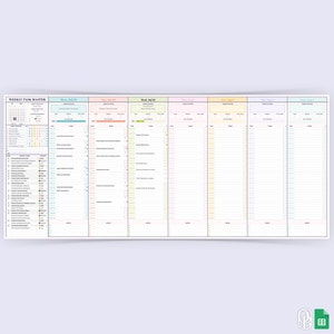 Weekly Task Master - Google Sheets Template - Daily Checklist - Weekly ...