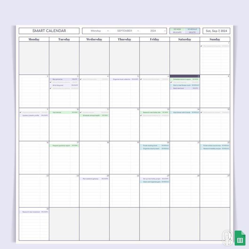 Eisenhower Matrix - Task Priority Tracker - Decision Matrix - Urgent ...