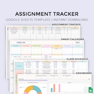 Assignment Tracker for Students - Smart Calendar - Academic Student ...