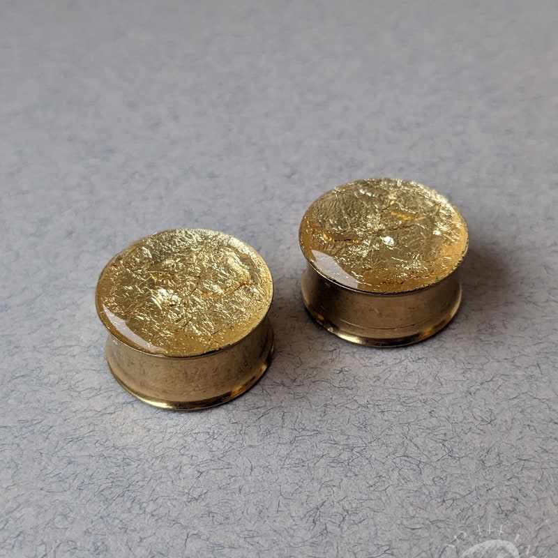 Gold Plugs - Etsy