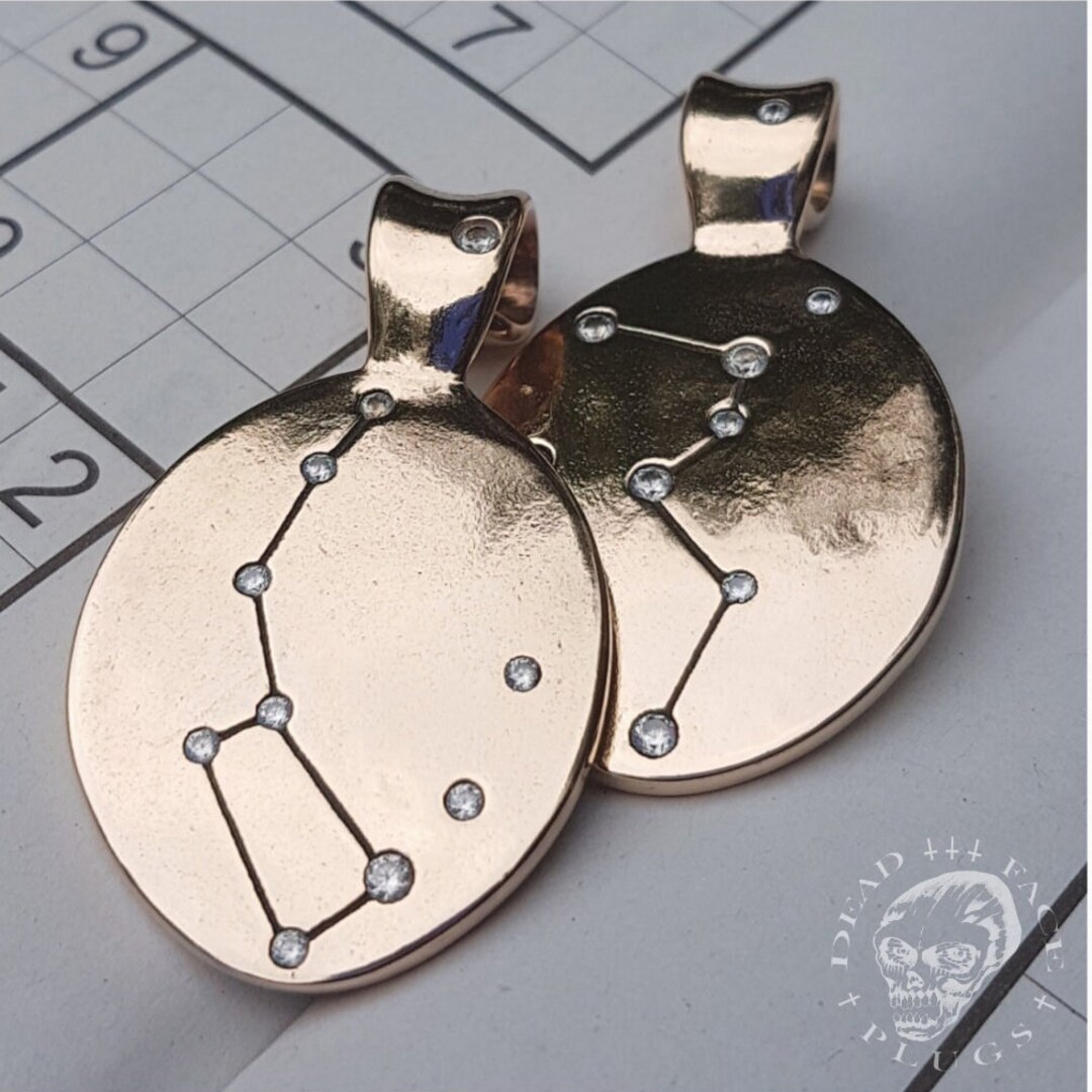 Constellations - Ear Weights OOAK for Stretched Lobes Ursa Minor ...
